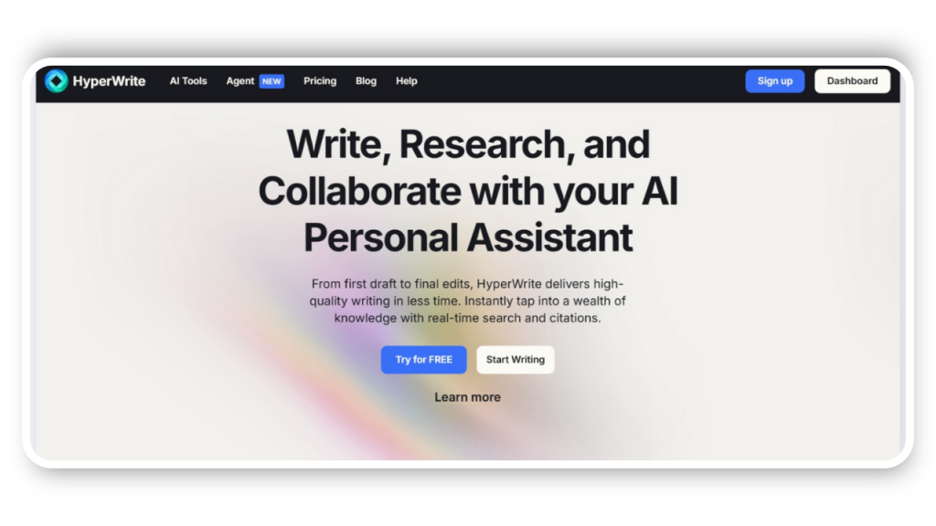 Exploring HyperWrite AI: A Comprehensive Guide to Next-Generation Writing Assistance - AI Tools ...